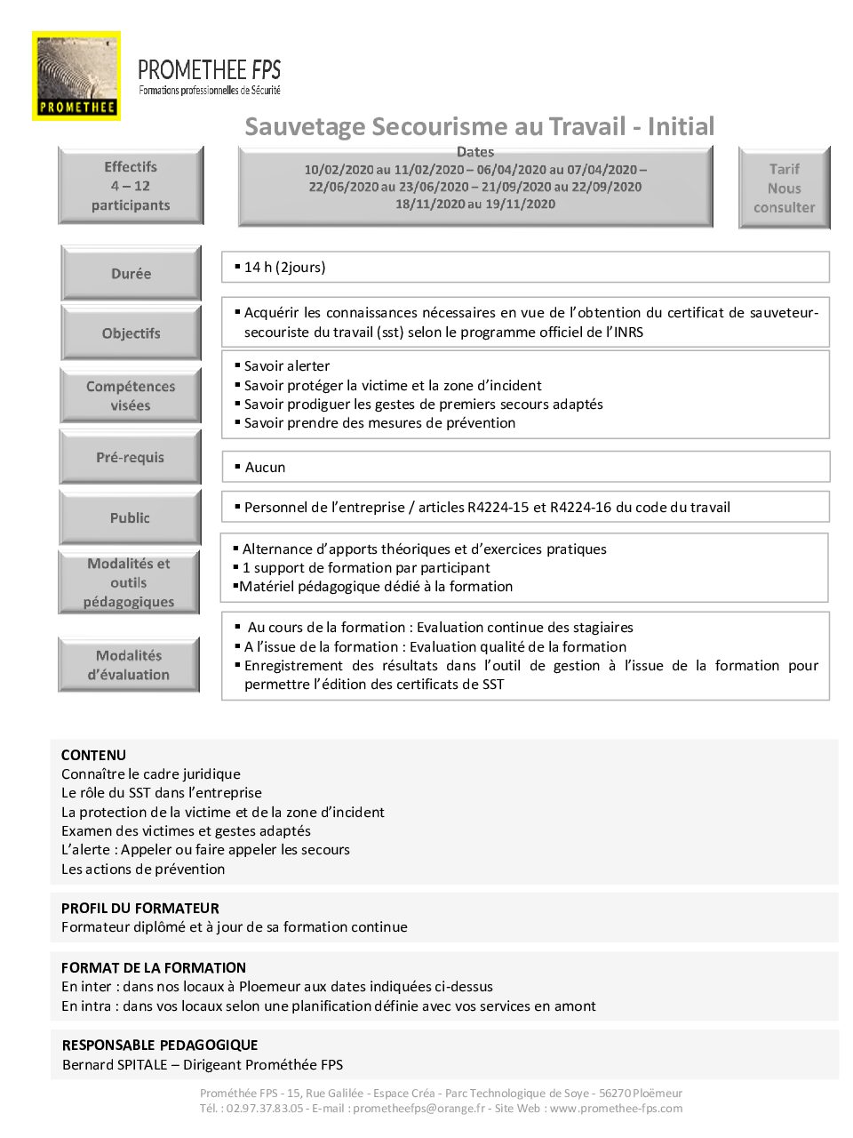 programme-sst-initial | Promethee FPS